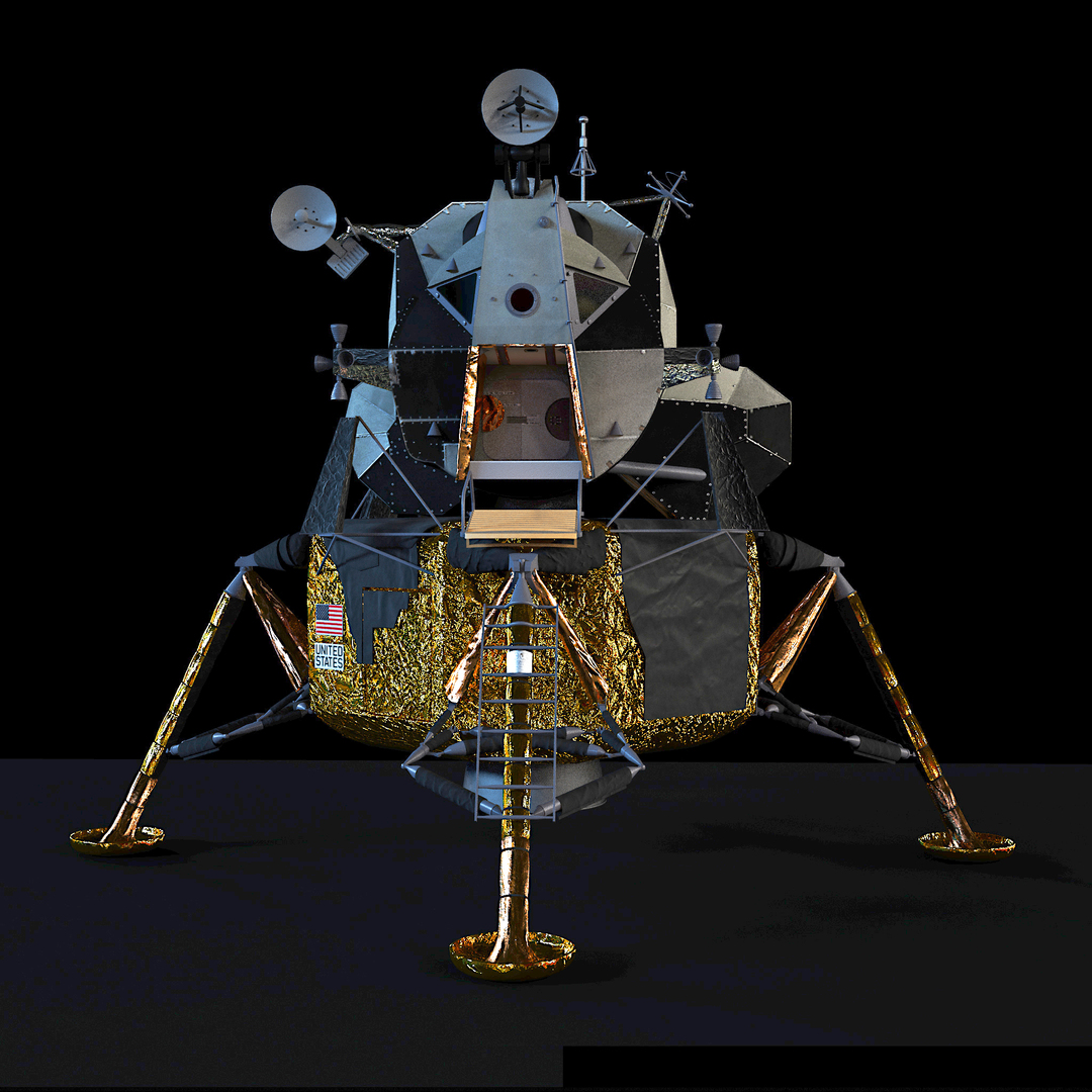 modelo 3d Apollo 11 - TurboSquid 1195735