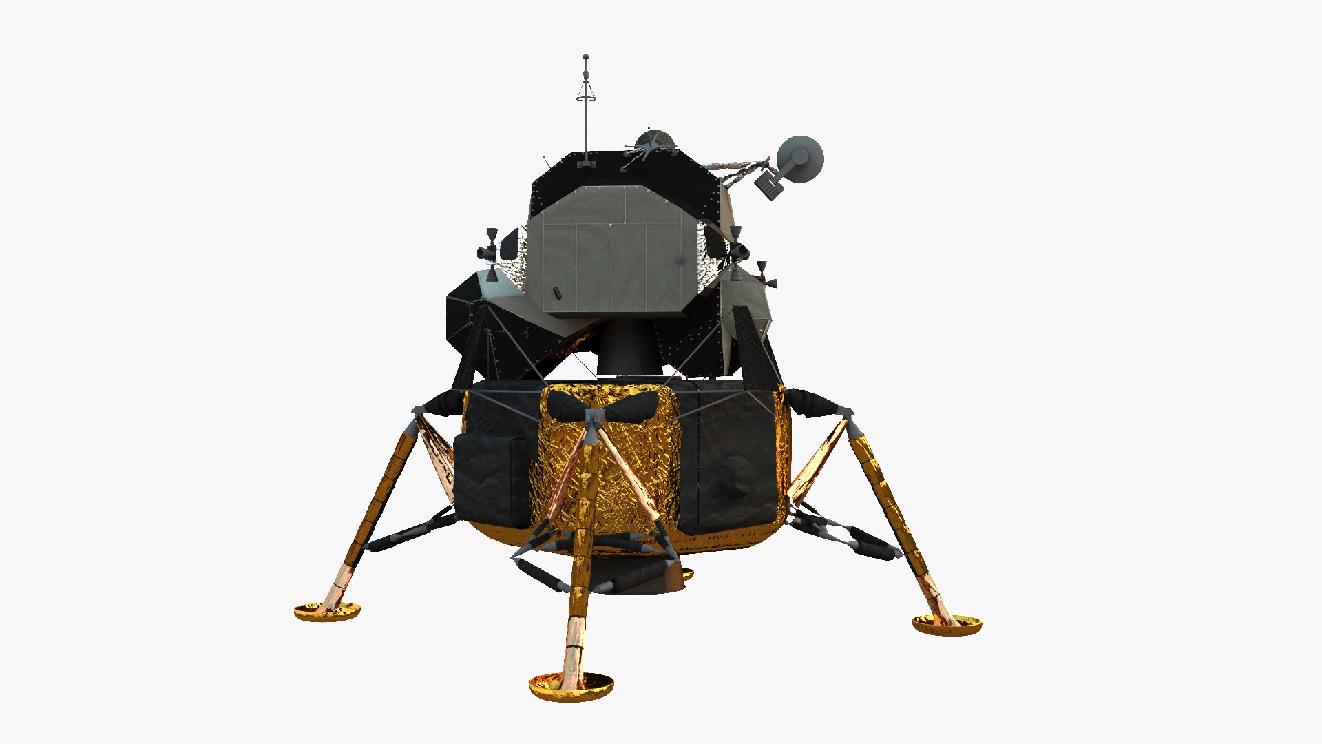 Lunar module apollo 11 3D model - TurboSquid 1195735