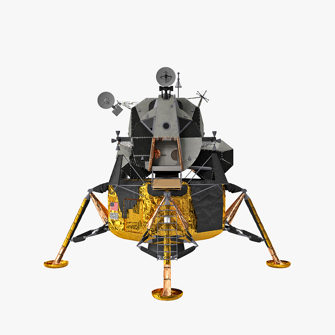 modelo 3d Apollo 11 - TurboSquid 1195735