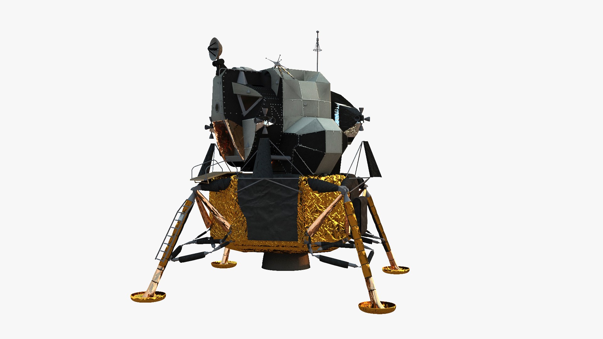 Lunar module apollo 11 3D model - TurboSquid 1195735
