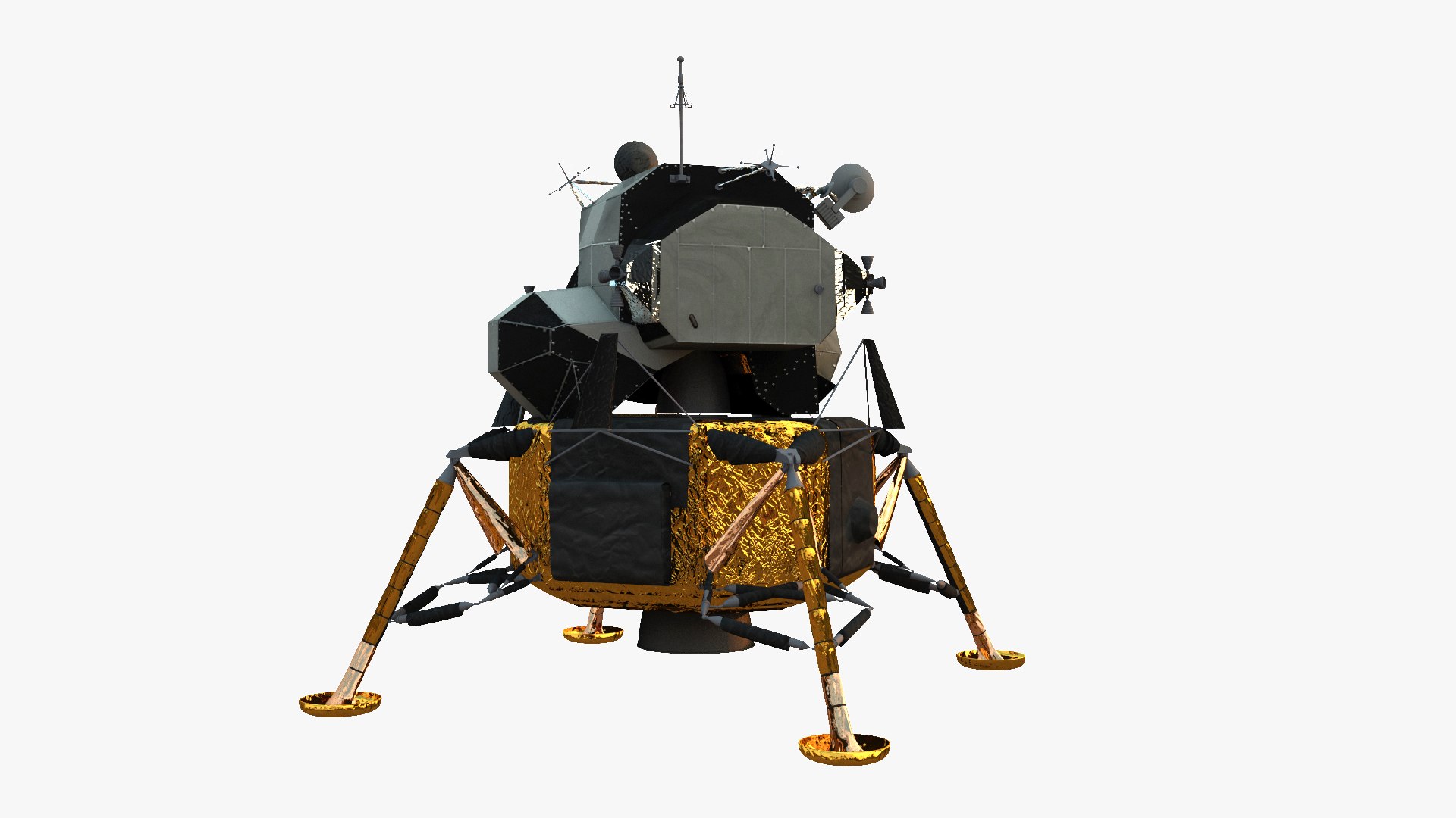 Lunar module apollo 11 3D model - TurboSquid 1195735