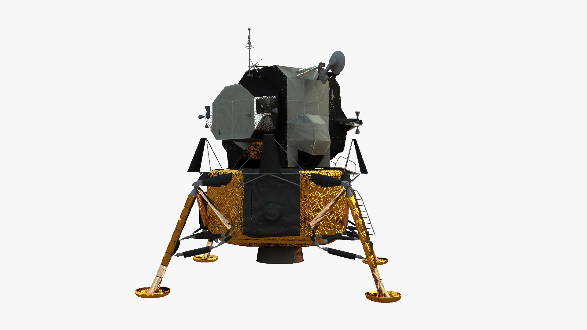 Lunar module apollo 11 3D model - TurboSquid 1195735