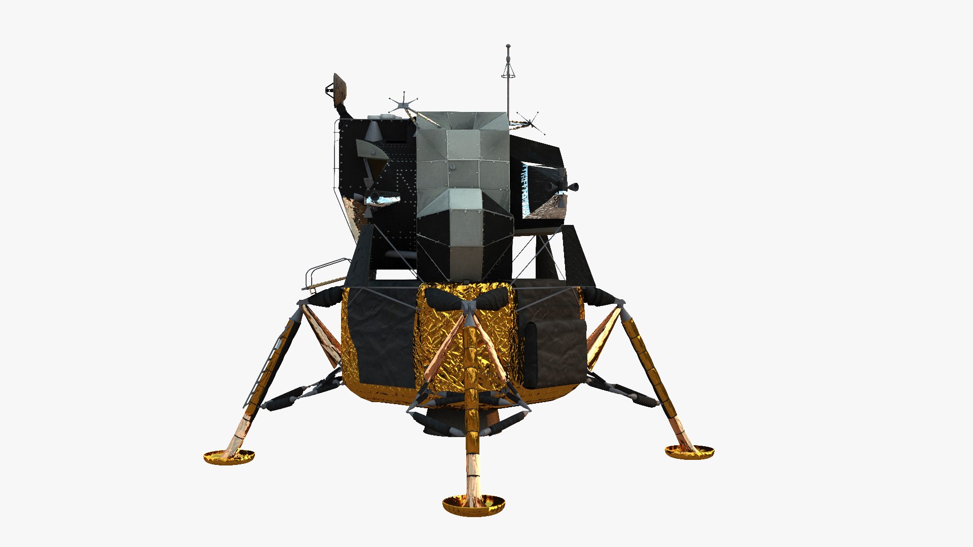 Lunar module apollo 11 3D model - TurboSquid 1195735