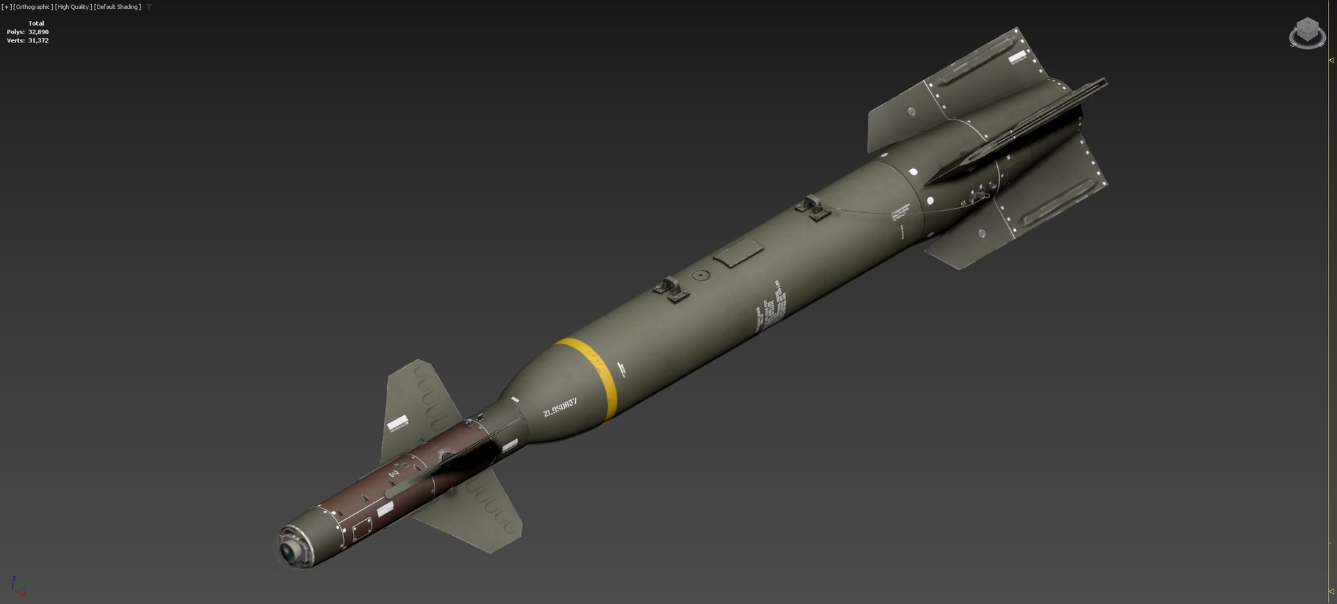 3D GBU-27 Paveway Model - TurboSquid 2294147