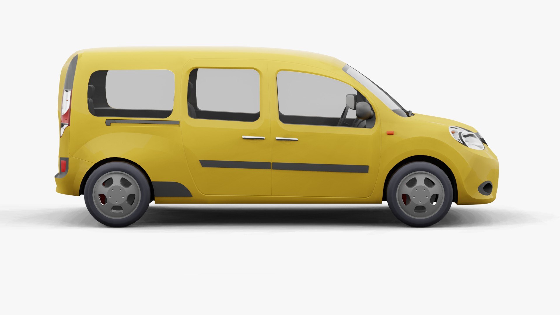 3D Renault Kangoo 2014 Lowpoly - TurboSquid 1979041