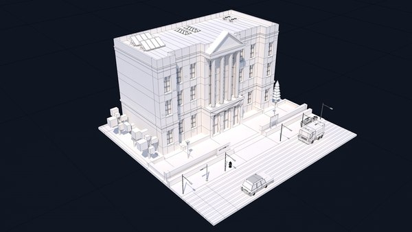 Buildings university school 3D model - TurboSquid 1358395