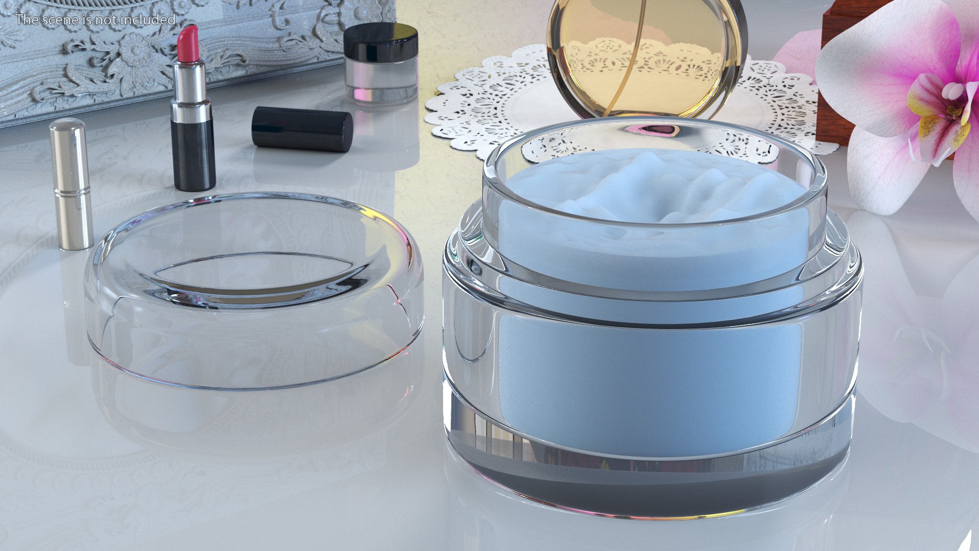 Blue Clay Face Mask Cream 3D Model - TurboSquid 2130153