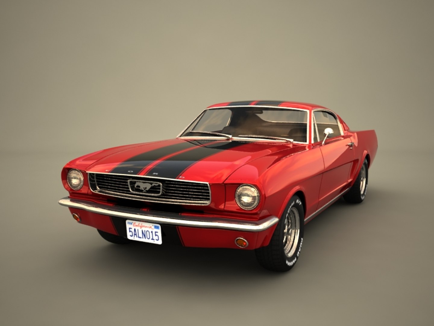 3ds Mustang Fastback