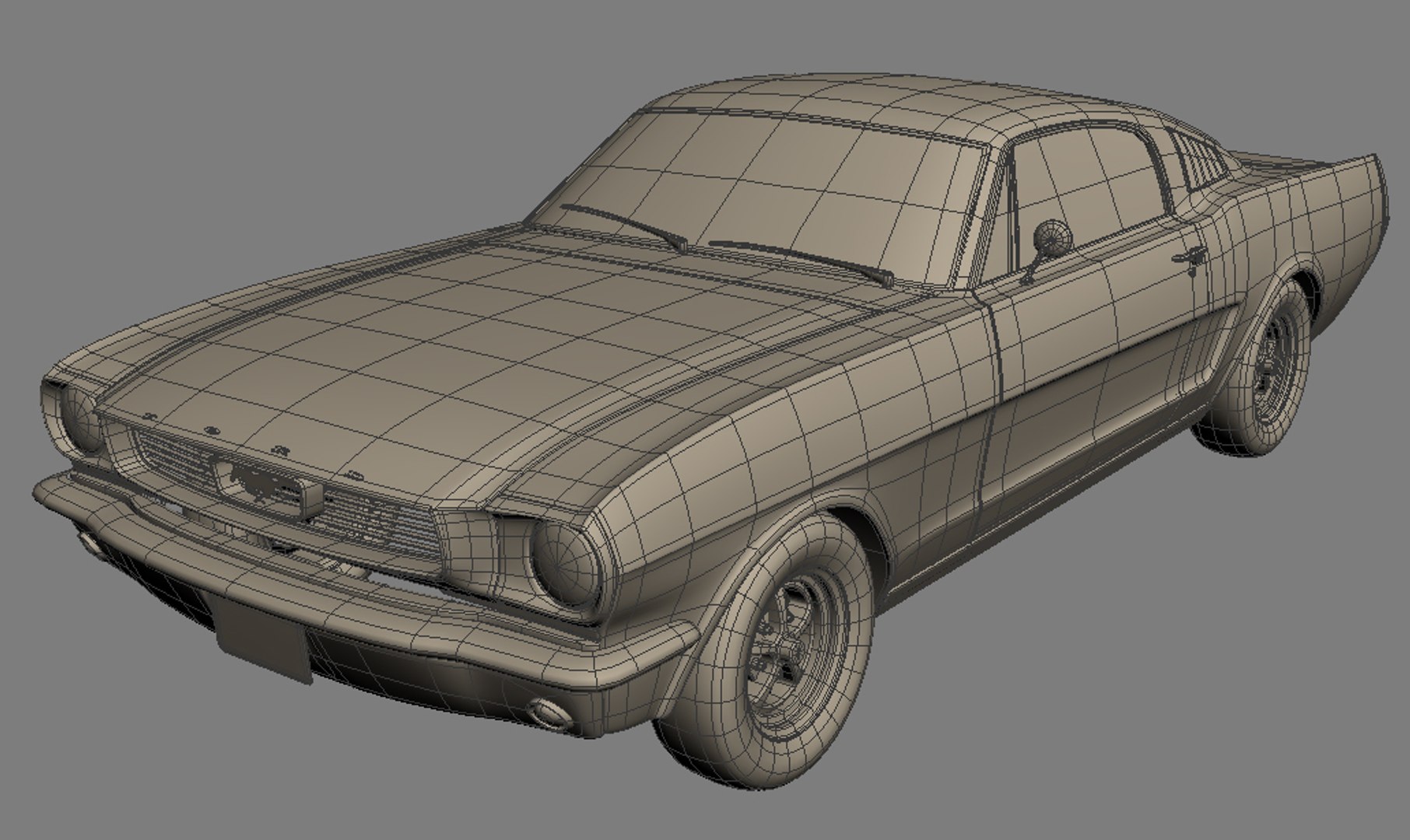 3ds Mustang Fastback