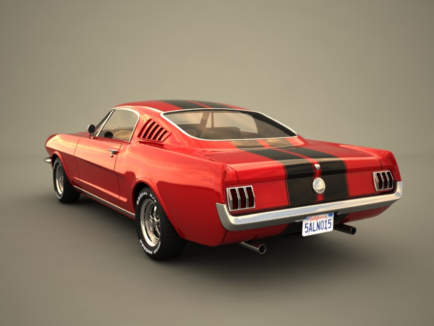 3ds Mustang Fastback