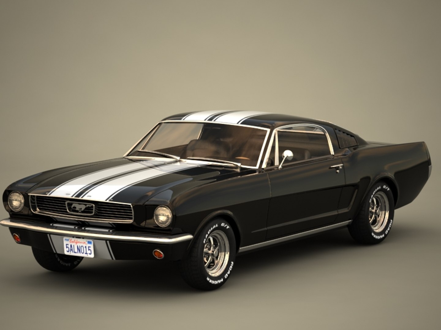 3ds Mustang Fastback