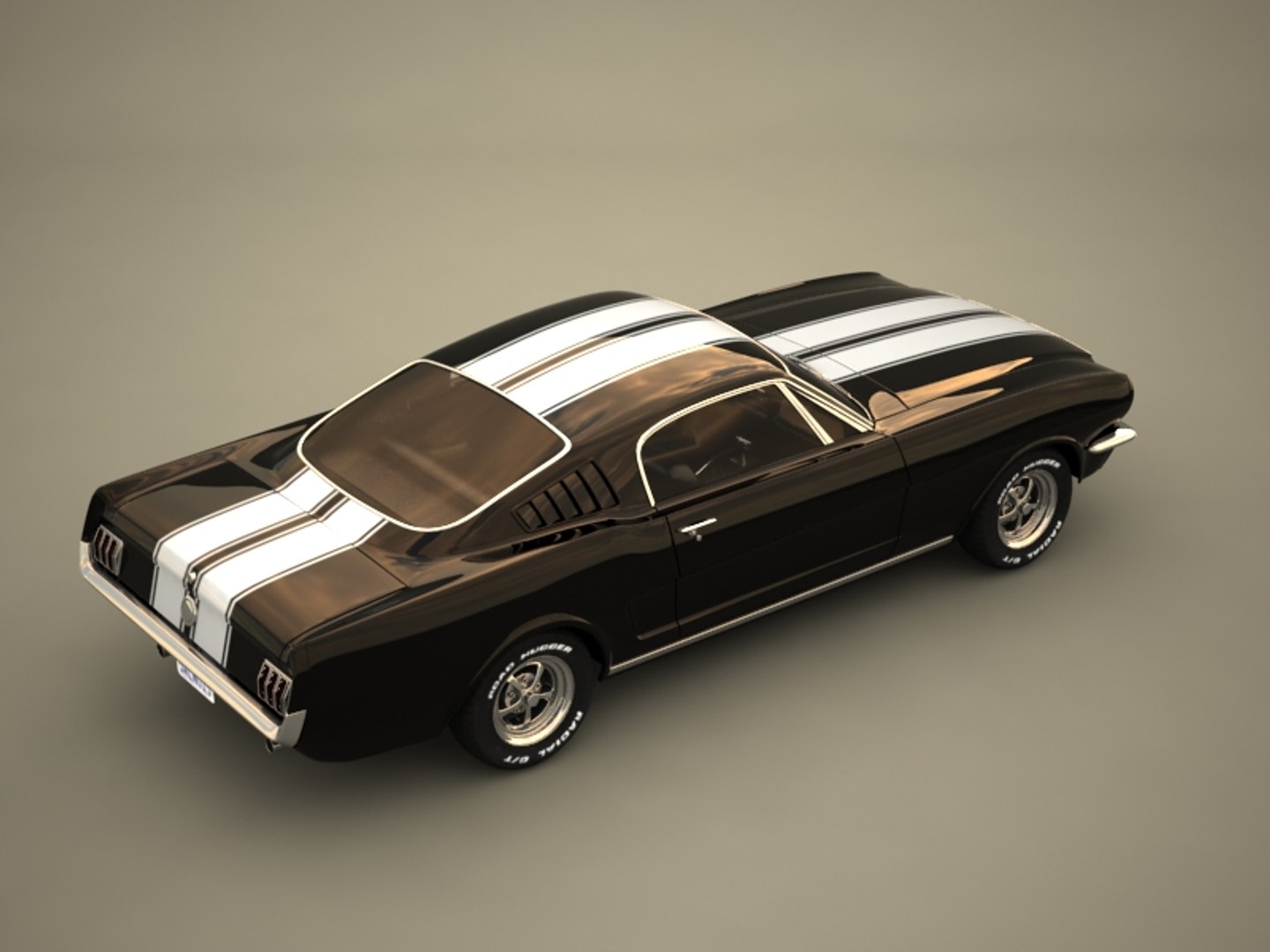 3ds Mustang Fastback