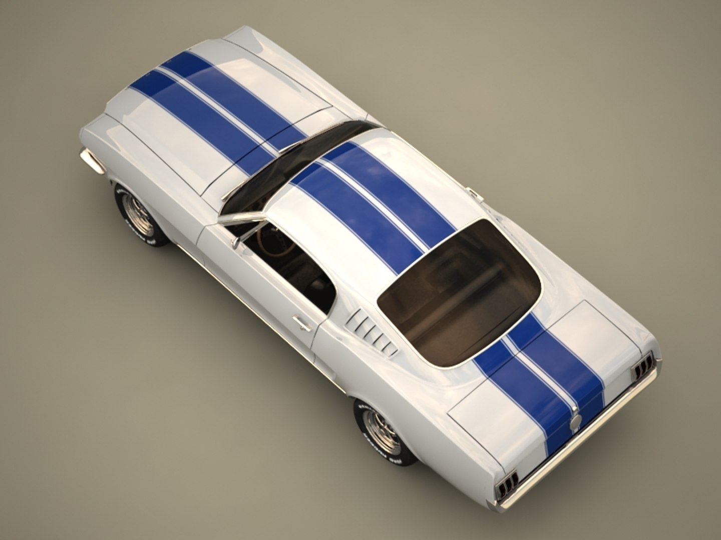 3ds Mustang Fastback