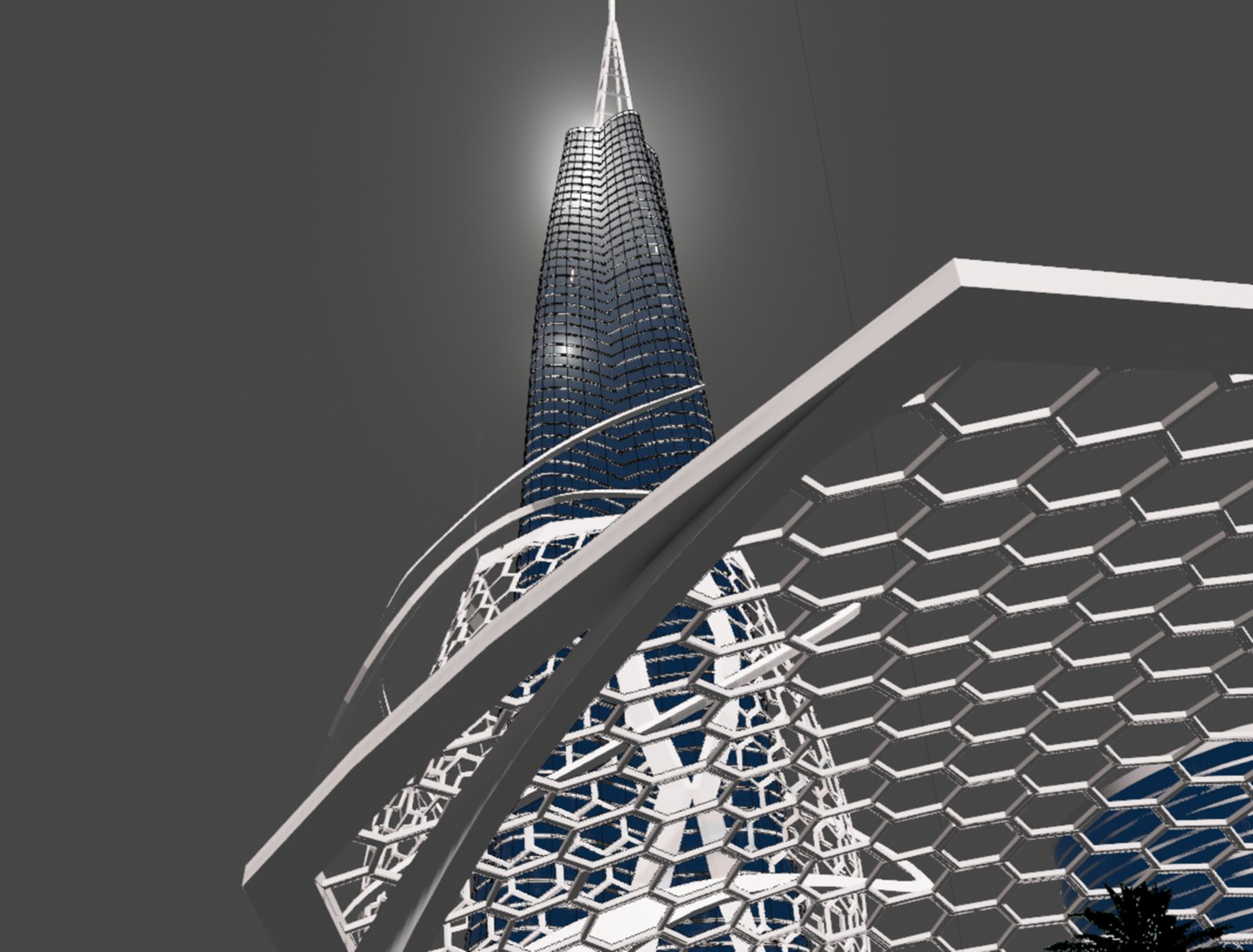 Skyscraper Parametric 3D model - TurboSquid 1904927