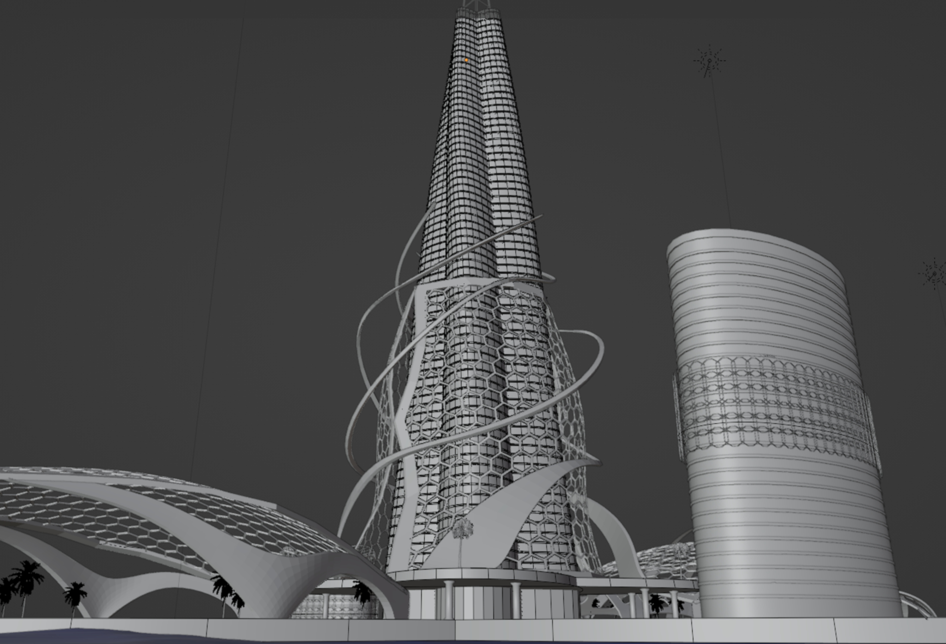 Skyscraper Parametric 3D model - TurboSquid 1904927