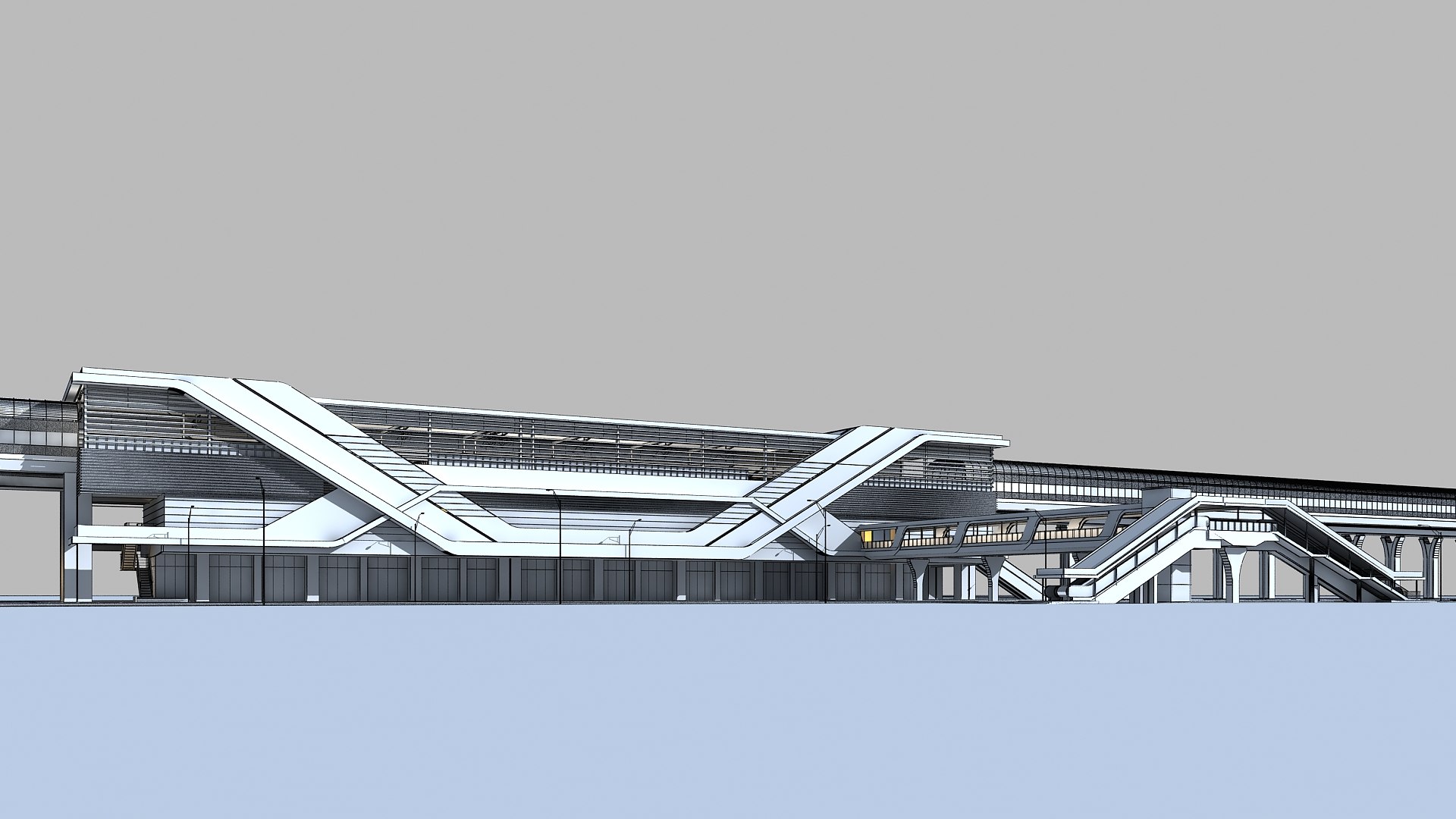 Light Rail Station Collection 02 3D Model - TurboSquid 1999507
