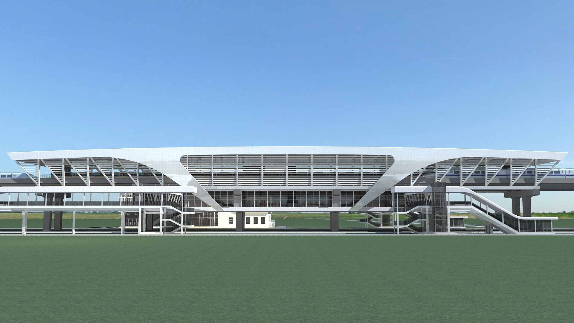 Light Rail Station Collection 02 3D Model - TurboSquid 1999507
