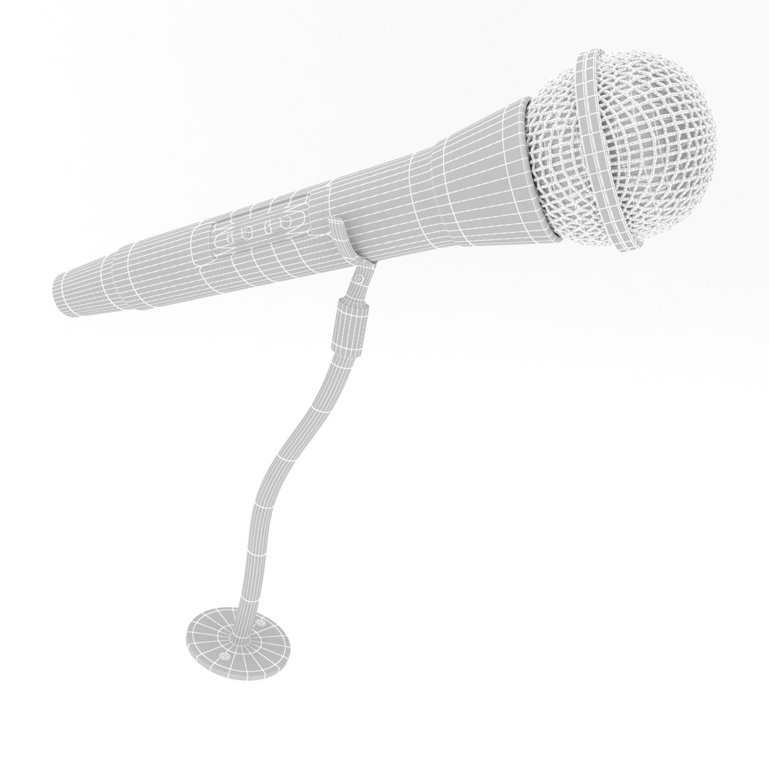 3D Microphone Mic - TurboSquid 1601213