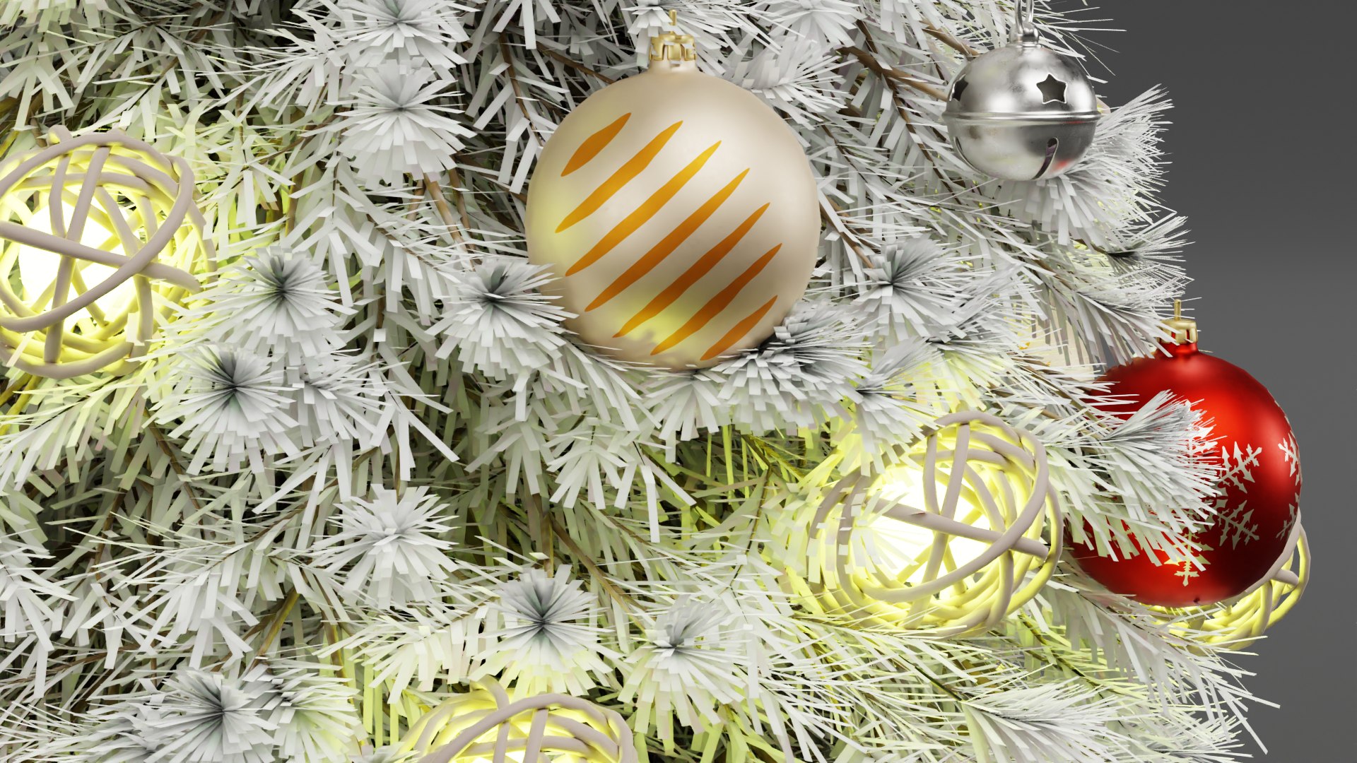 3D Model Christmas Tree Snowed - TurboSquid 2150767