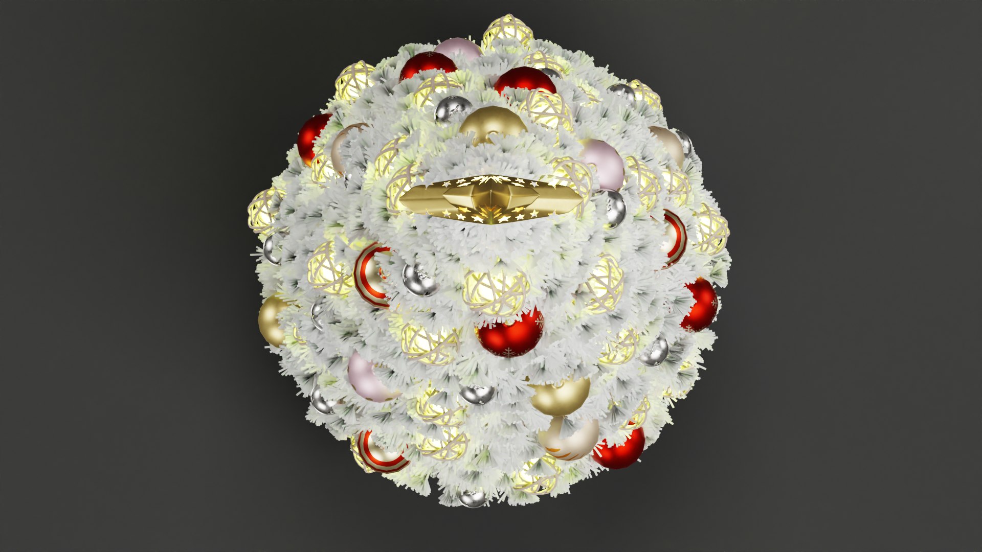 3D Model Christmas Tree Snowed - TurboSquid 2150767