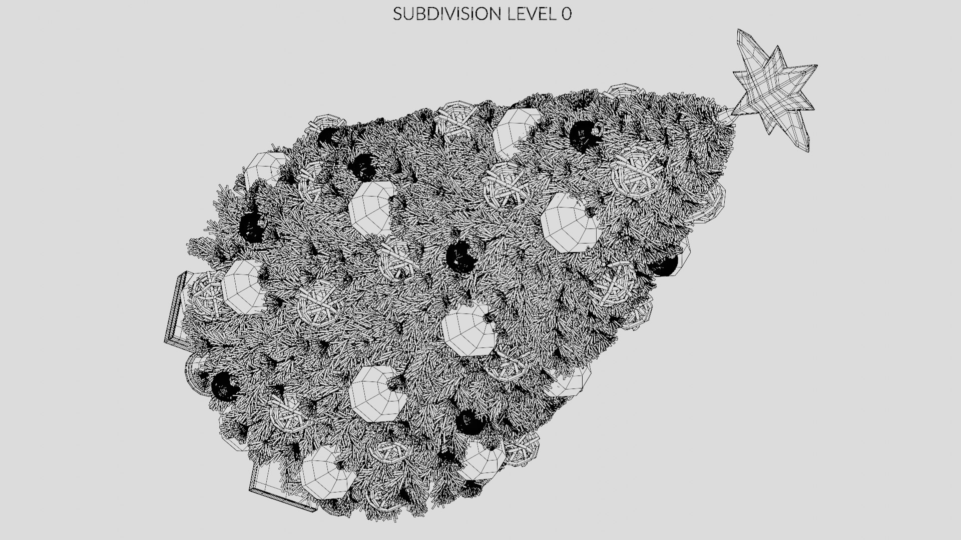 3D Model Christmas Tree Snowed - TurboSquid 2150767