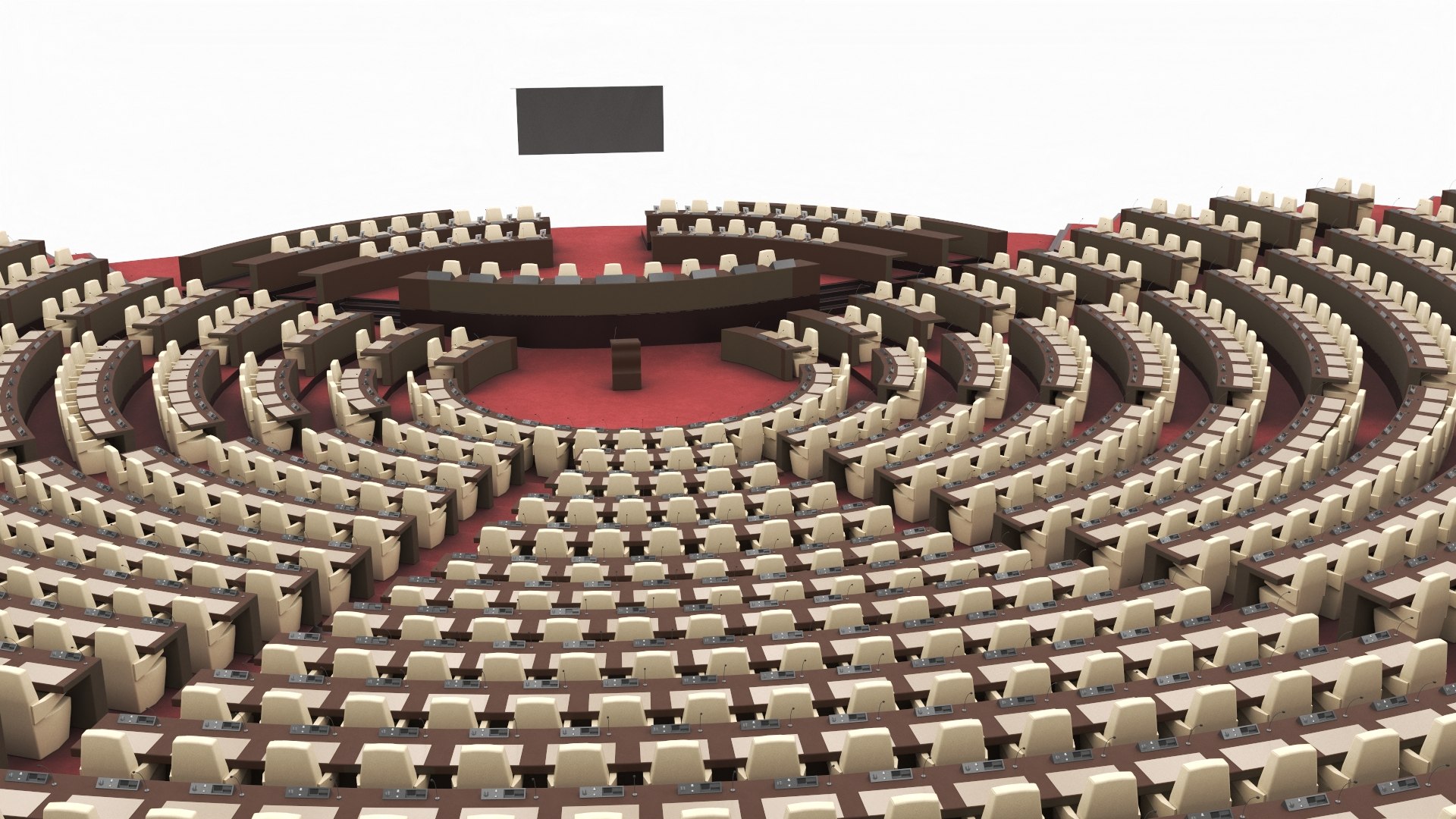 Amphitheater Conference Hall Seating Model - TurboSquid 2314071