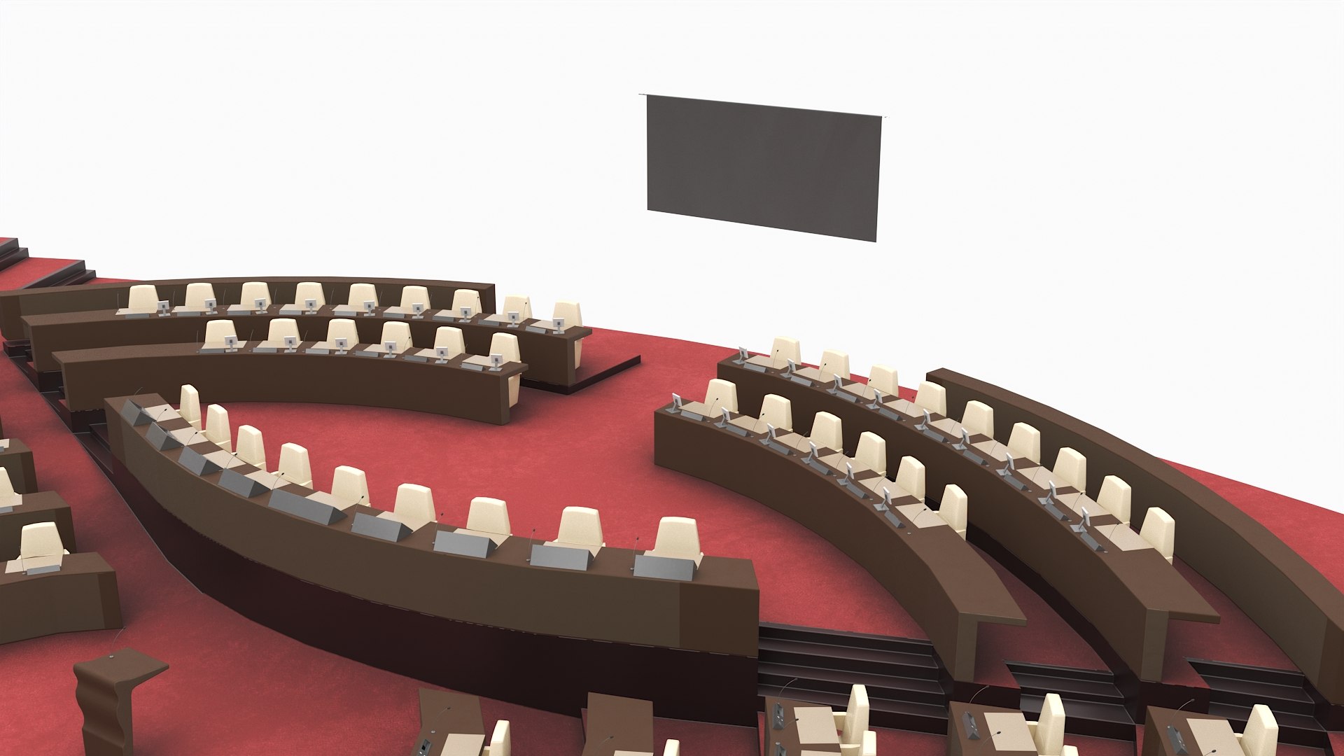Amphitheater Conference Hall Seating Model - TurboSquid 2314071