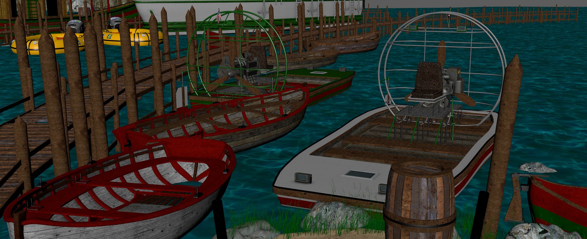 Port Old 3D Model - TurboSquid 1312262