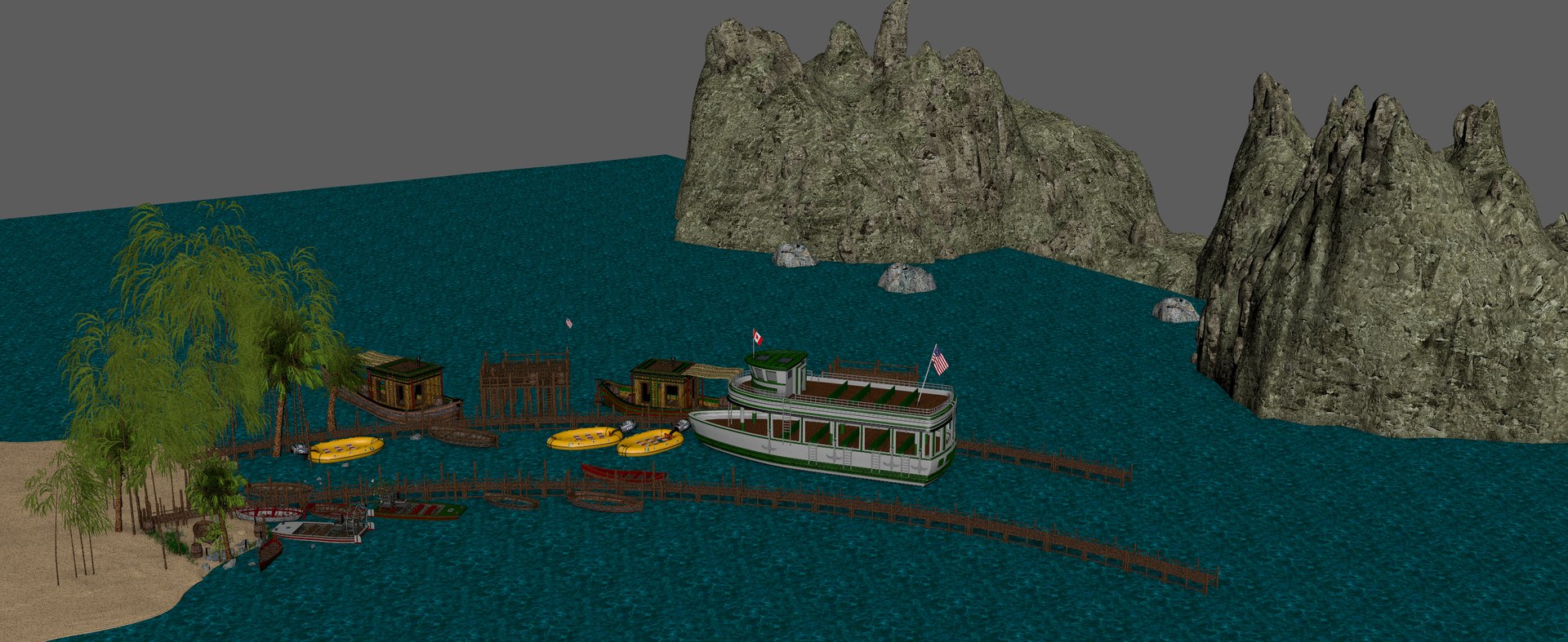 Port Old 3D Model - TurboSquid 1312262