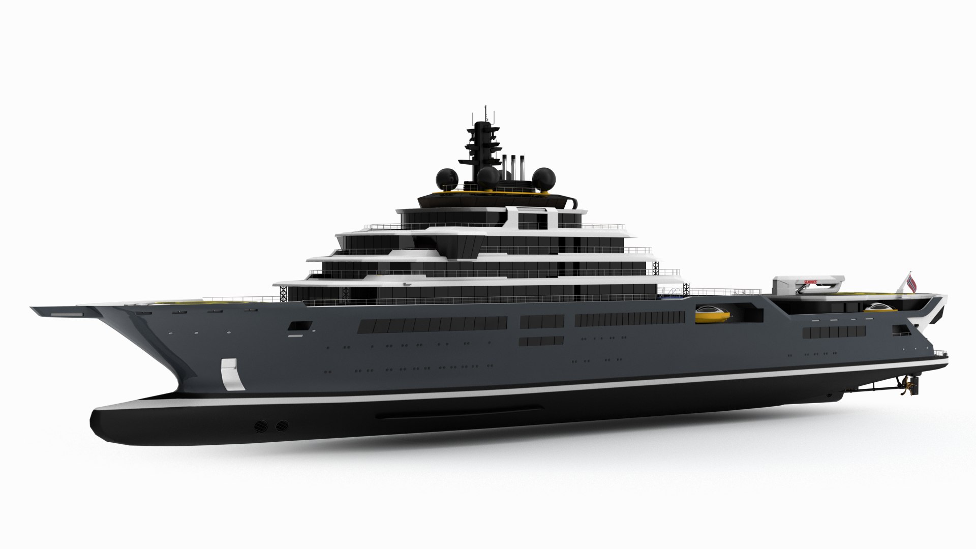 3D Isla Yacht Model - TurboSquid 2410468