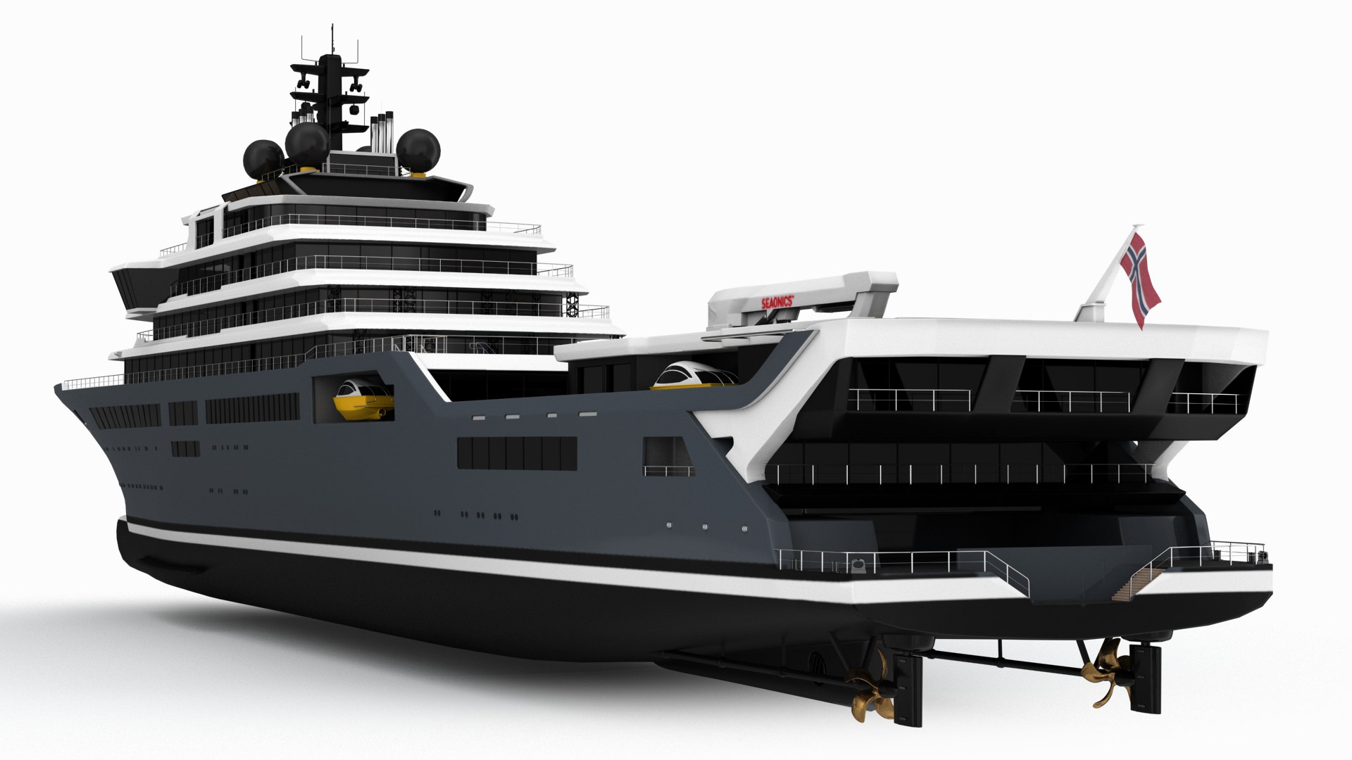 3D Isla Yacht Model - TurboSquid 2410468