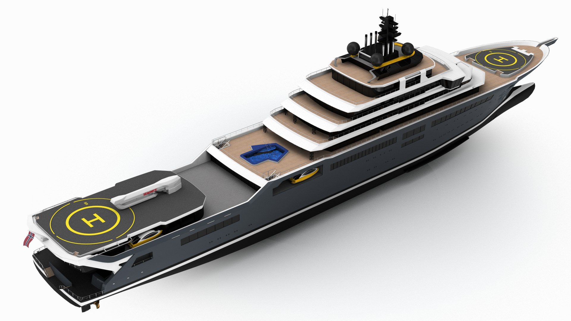 3D Isla Yacht Model - TurboSquid 2410468