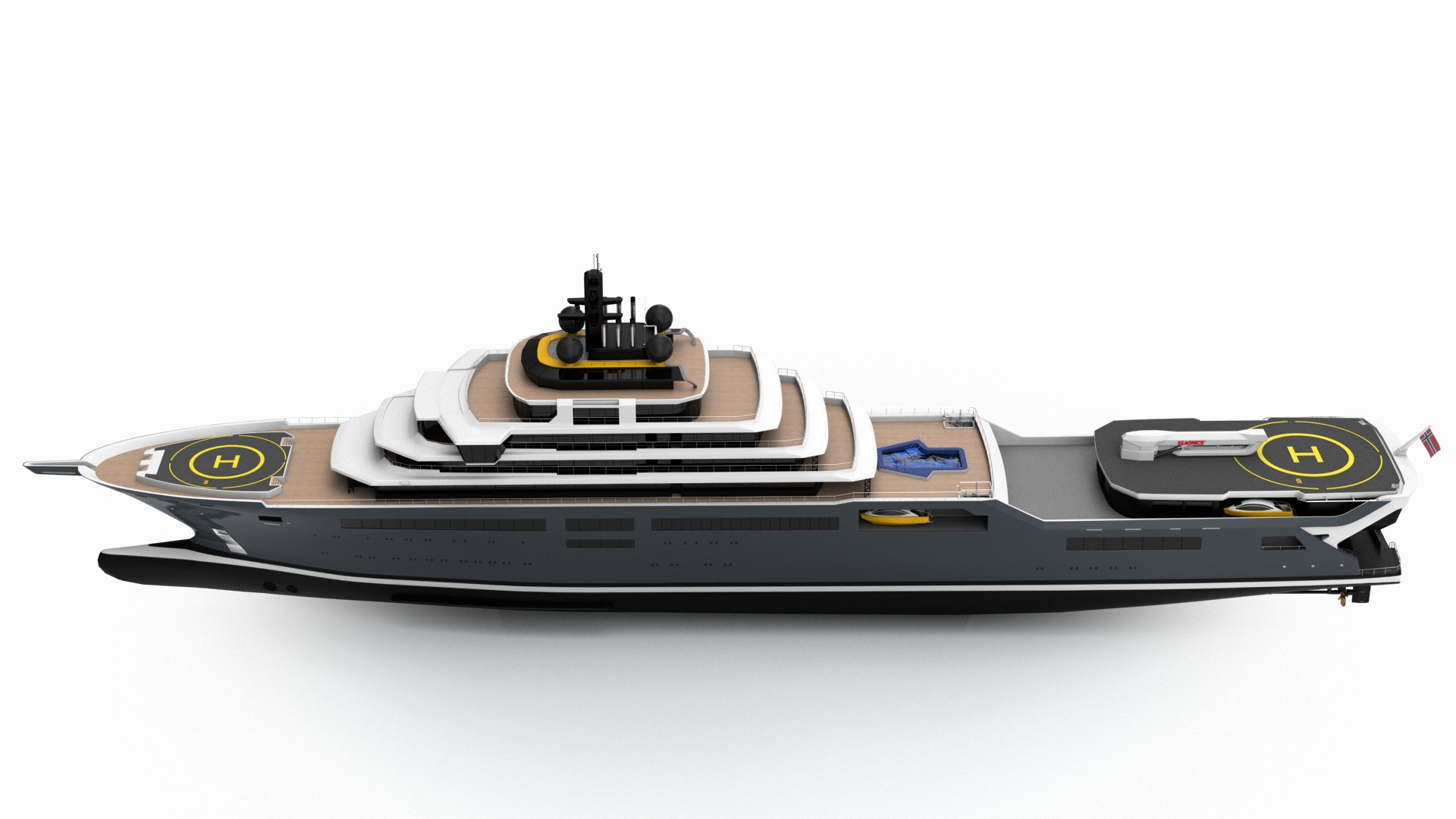 3D Isla Yacht Model - TurboSquid 2410468