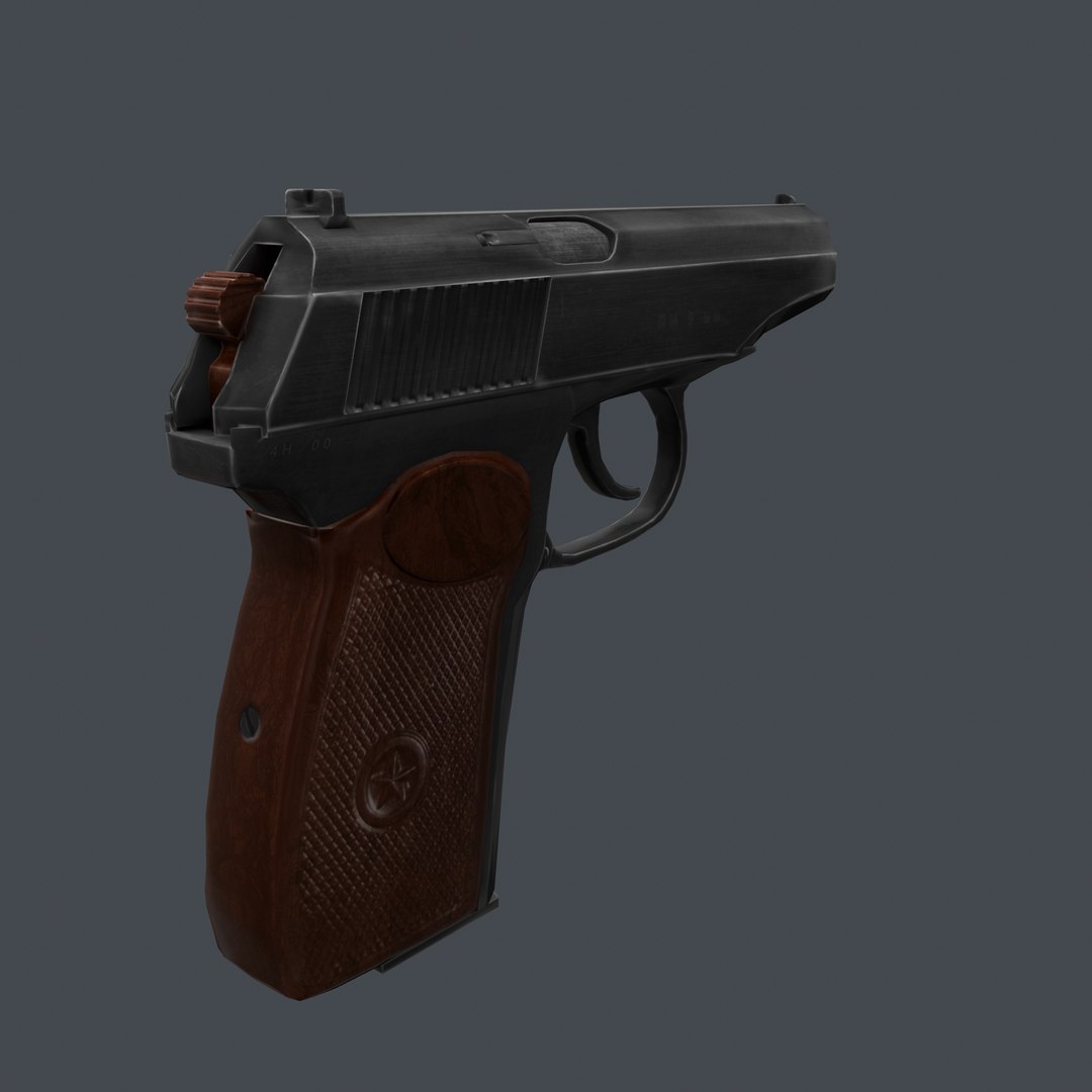 Makarov Pistol 3D Model - TurboSquid 1335905