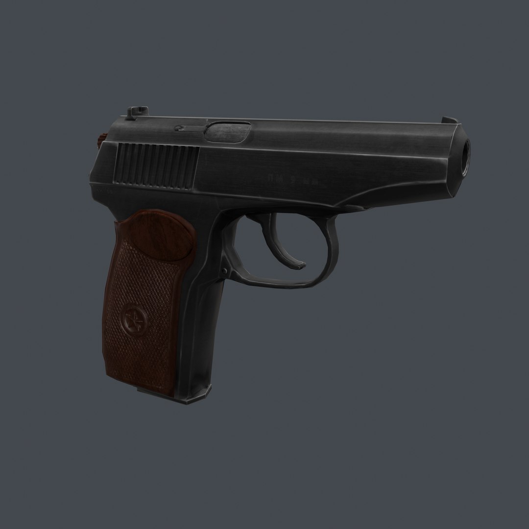 Makarov Pistol 3D Model - TurboSquid 1335905