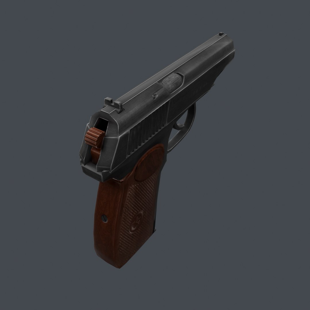 Makarov Pistol 3D Model - TurboSquid 1335905