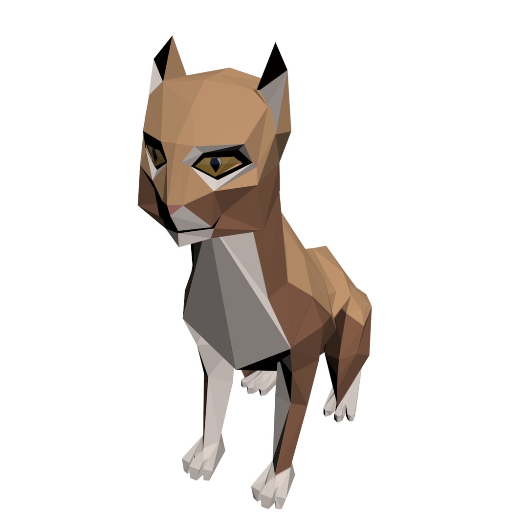 3d model cat bobcat