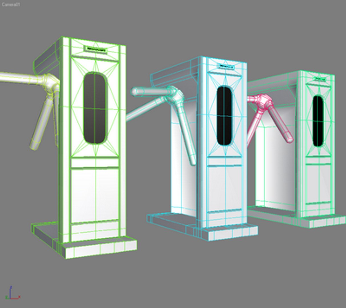 maya loop turnstile turning animation