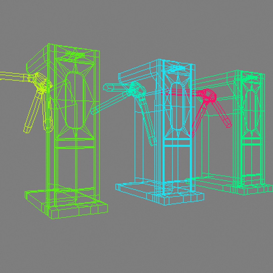 maya loop turnstile turning animation