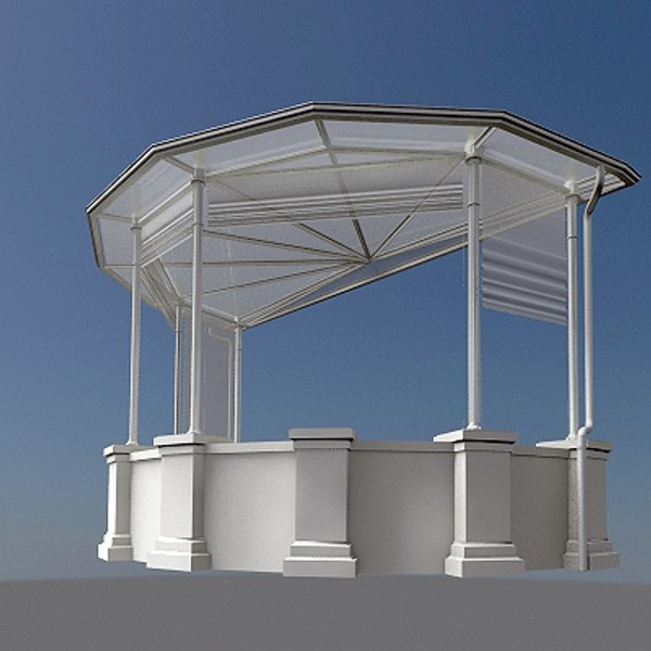 3d garden canopy model