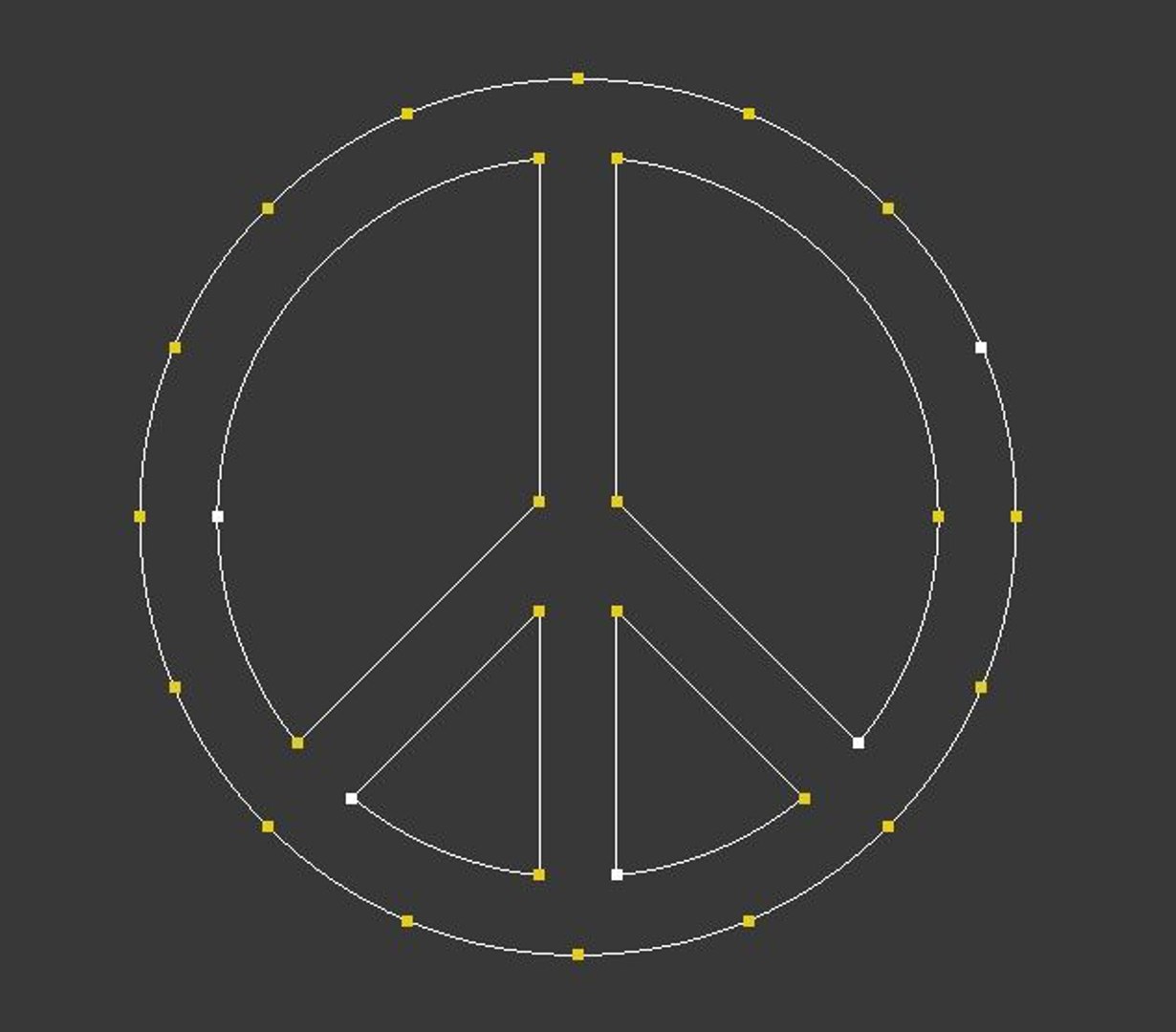 3d Peace Symbol