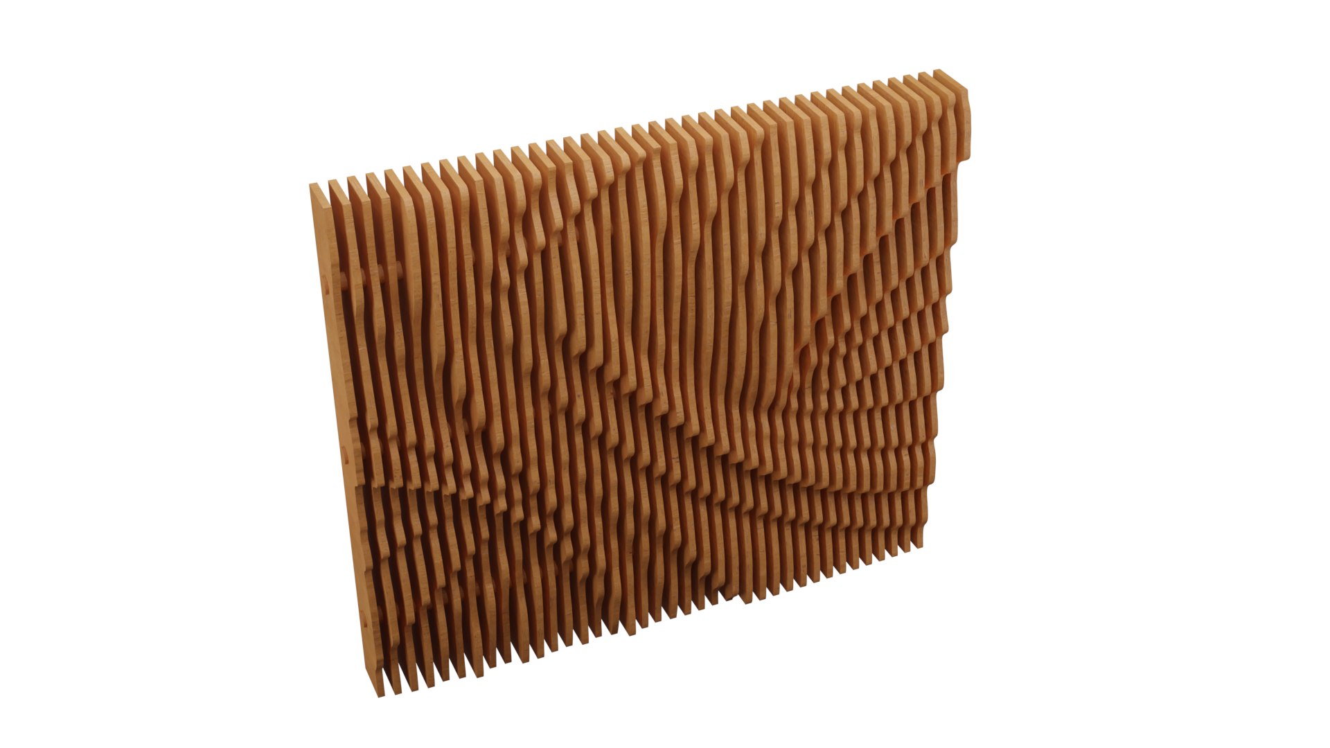 3D Parametric Wooden Wall Decor - 02 -CNC Files For Cutting ...