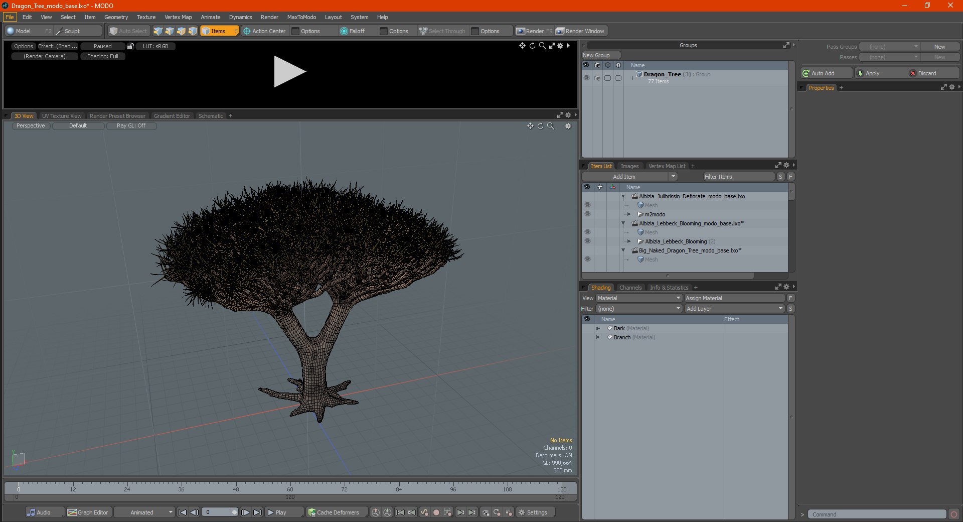 3D Dragon Tree - TurboSquid 1740585