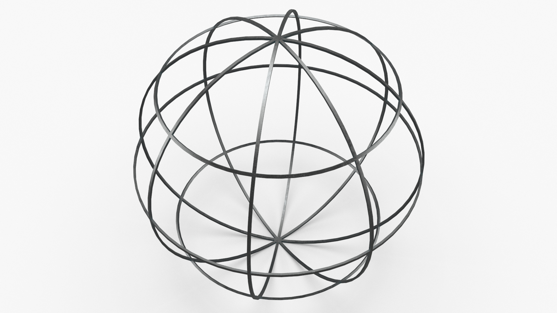 Wireframe Sphere Set 3D - TurboSquid 1801437