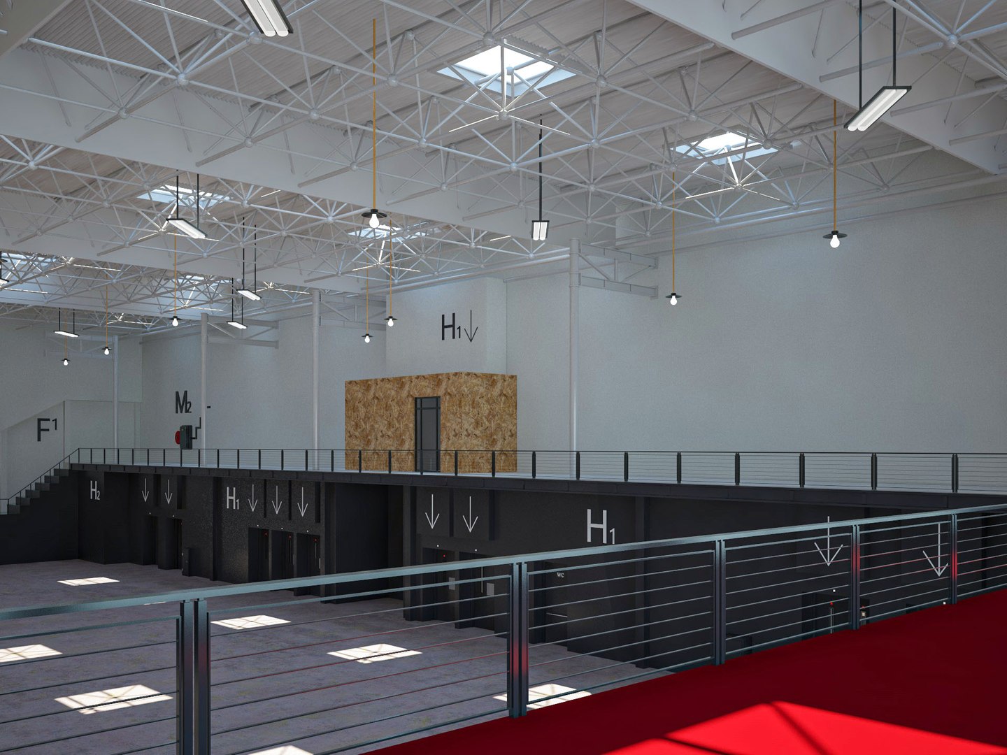 Exhibition Hall 14 Interior 3D Model - TurboSquid 2076414