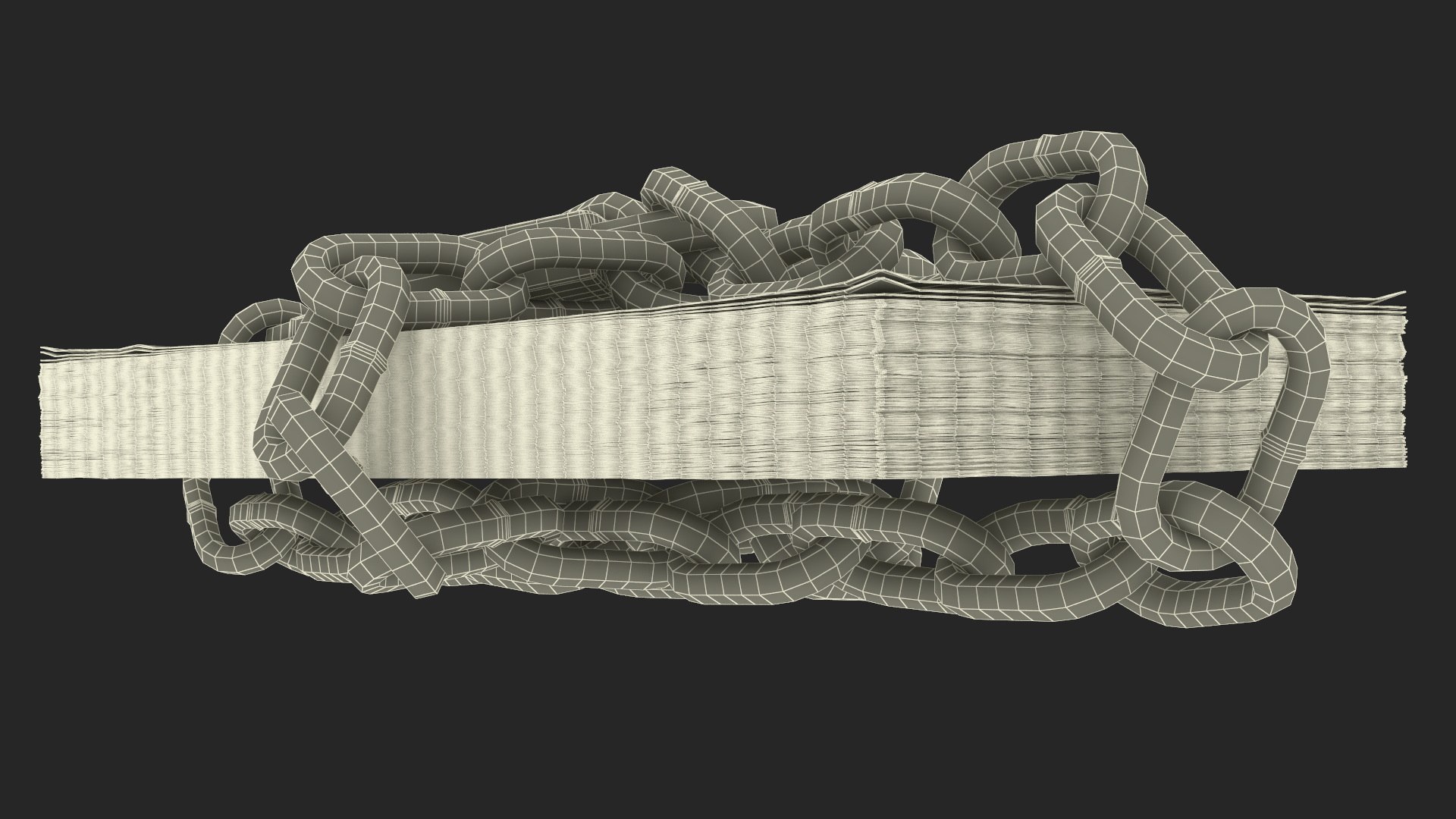 3D Chained Dollars - TurboSquid 2269705