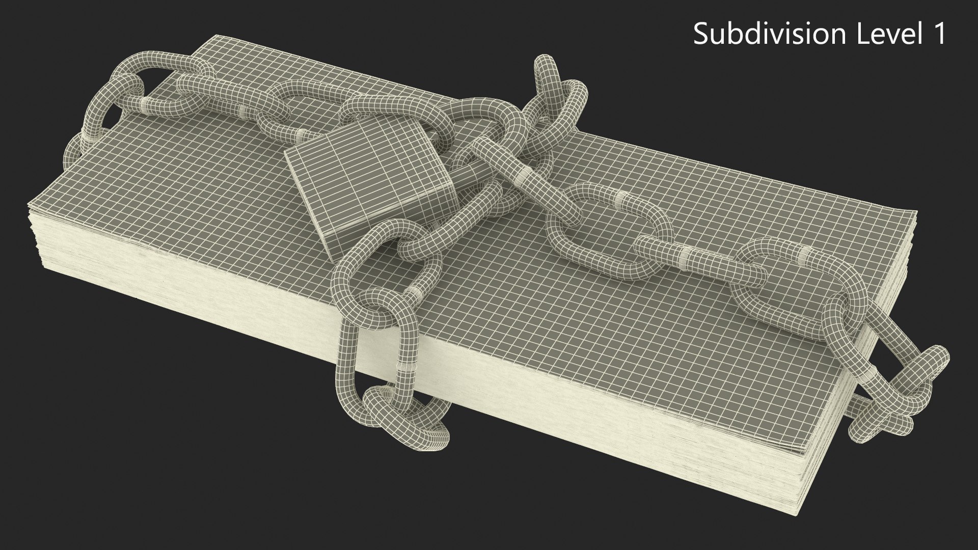3D Chained Dollars - TurboSquid 2269705
