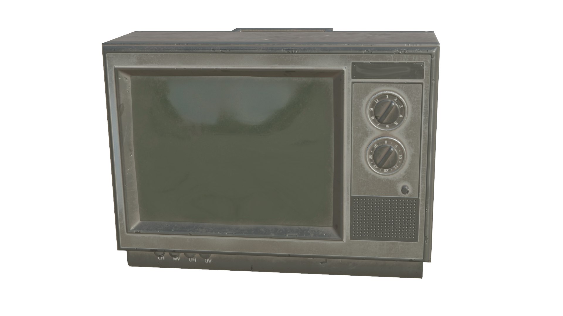 Old Tv Model - TurboSquid 2142382