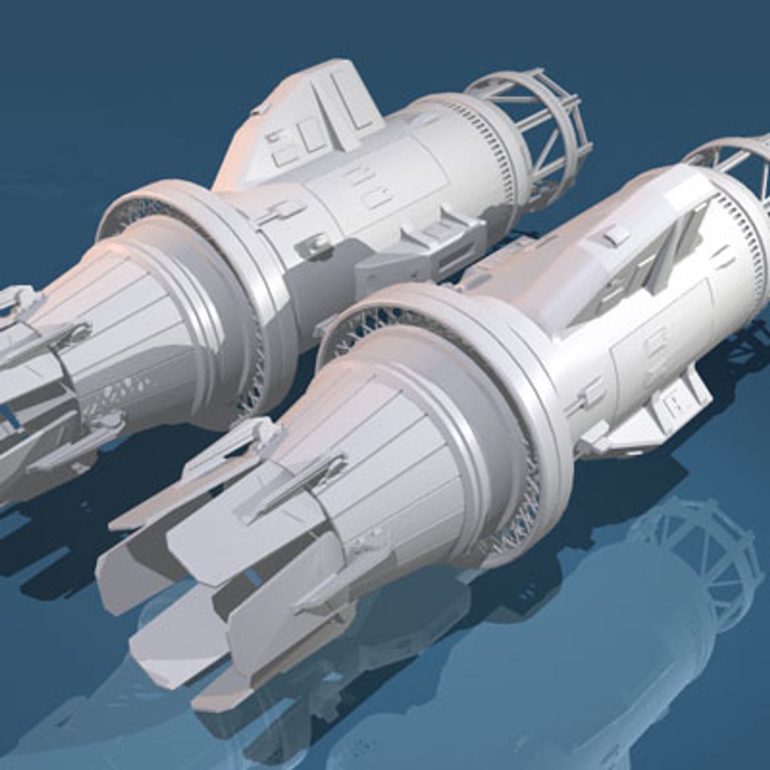 Dxf Spaceship Engines