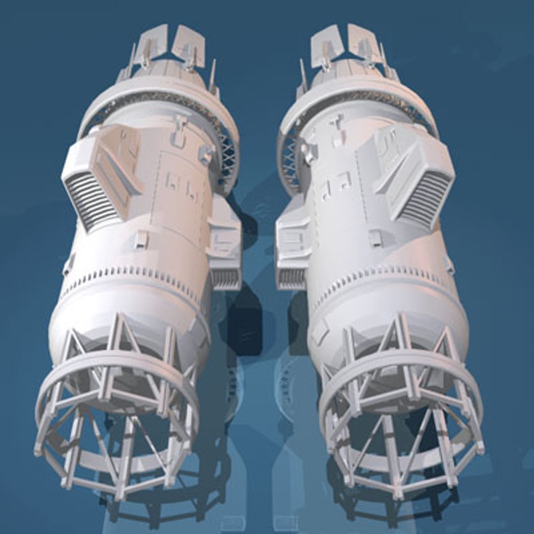 Dxf Spaceship Engines